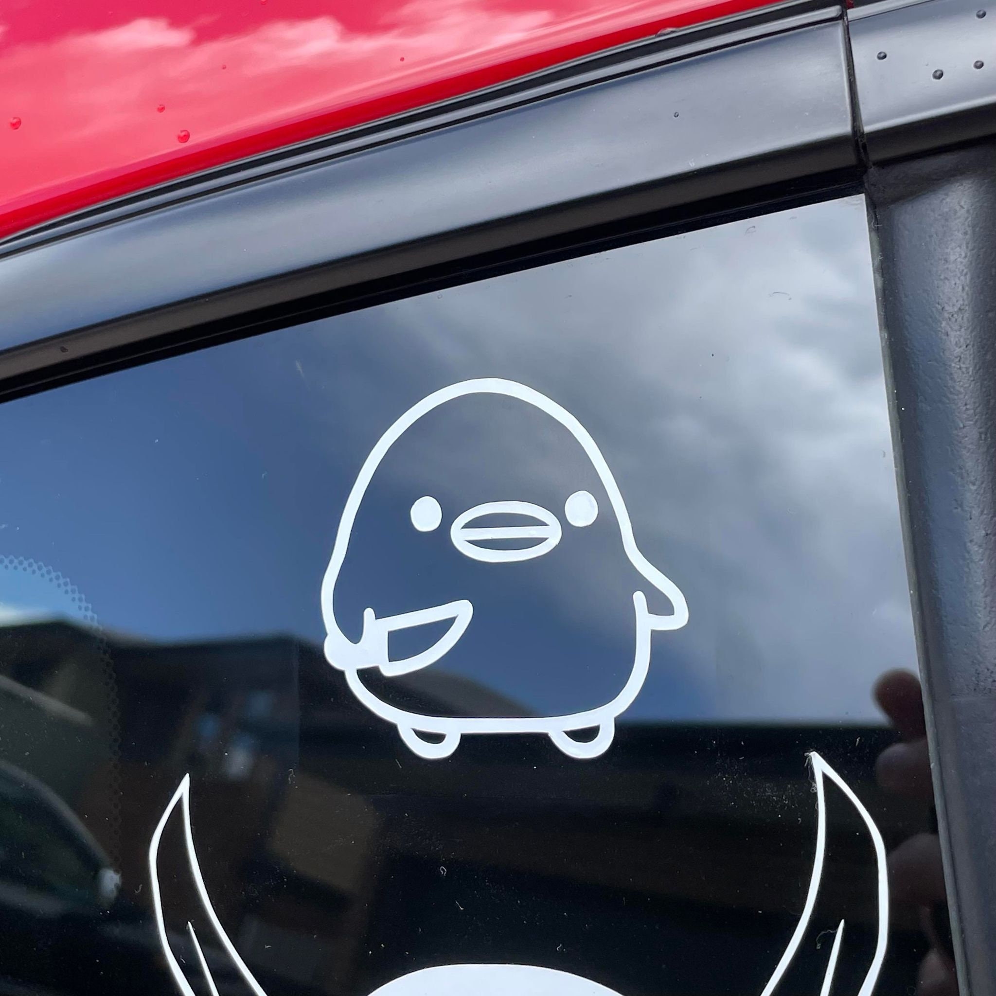 Duck Vinyl Sticker Car Accessory Cute Car Decals Laptop - Etsy Australia