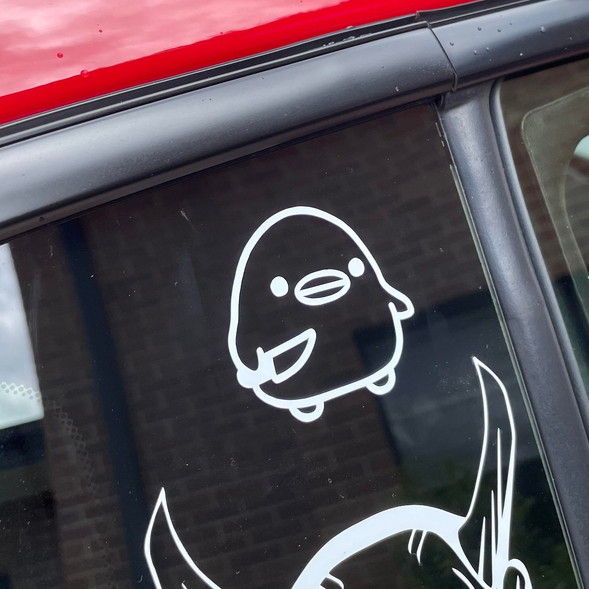 Duck Vinyl Sticker Car Accessory Cute Car Decals Laptop - Etsy Australia