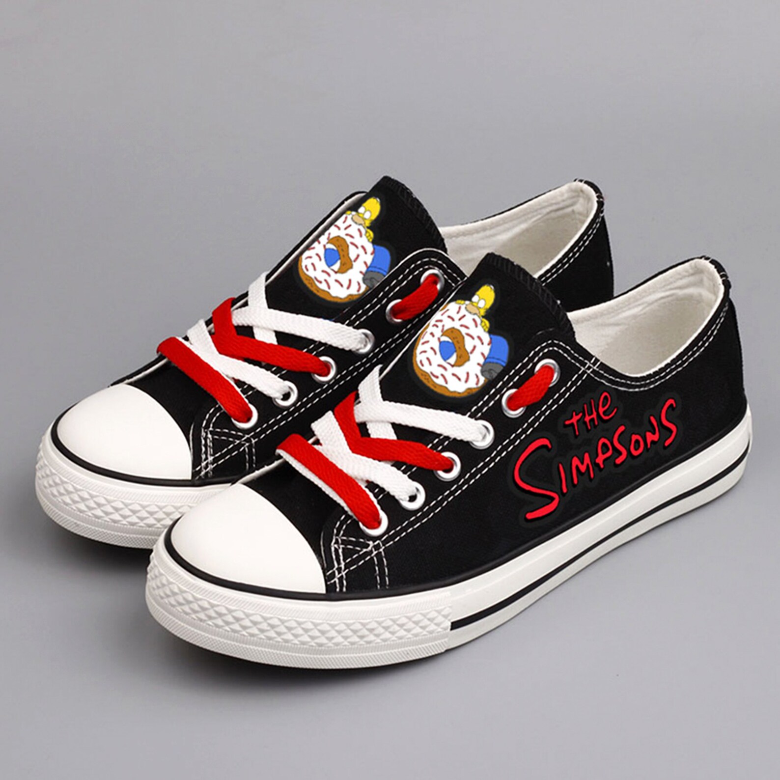 The Simpsons Shoes the Simpsons Sneakers Tennis Shoes - Etsy
