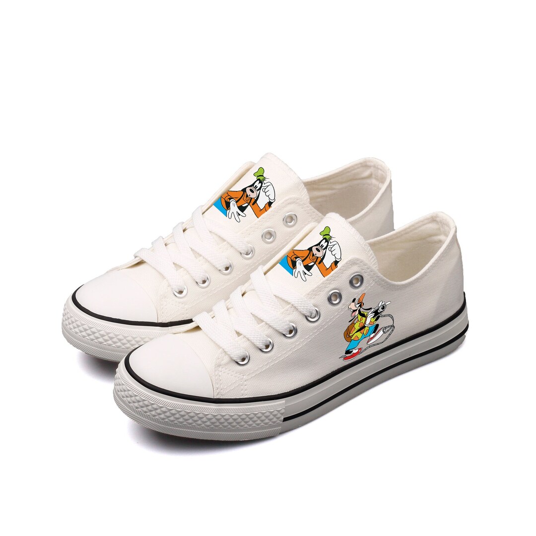 Goofy Shoes, Sneakers, Ivory Shoes, Printed, Gift, Bugs Bunny, Daisy ...