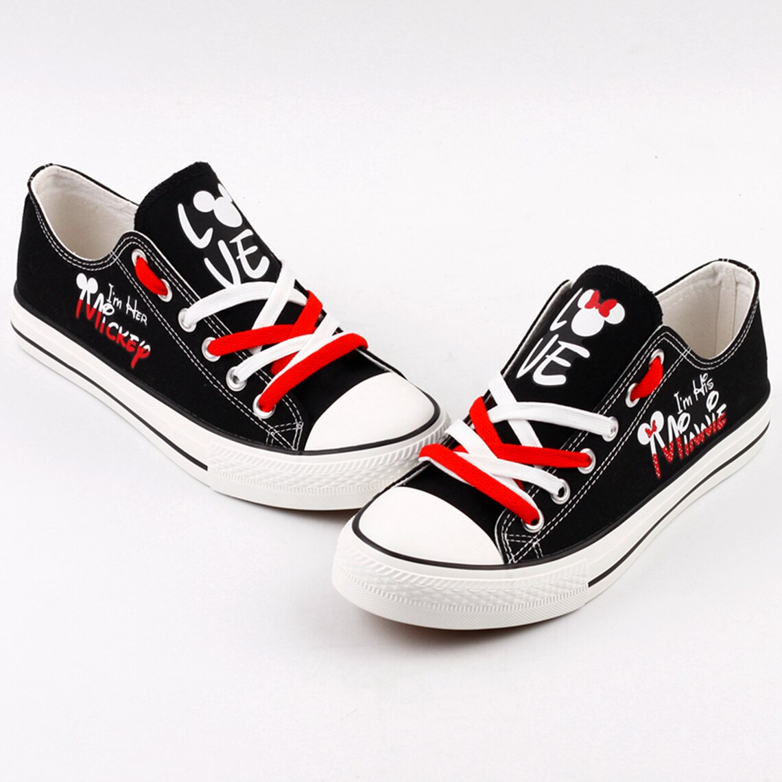 Mickey Mouse Shoes Mickey Mouse Sneakers Tennis Shoes - Etsy