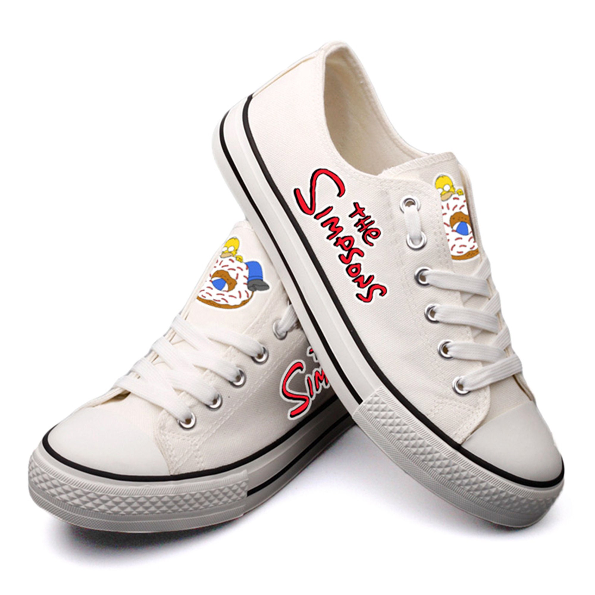 The Simpsons Shoes the Simpsons Sneakers Tennis Shoes - Etsy