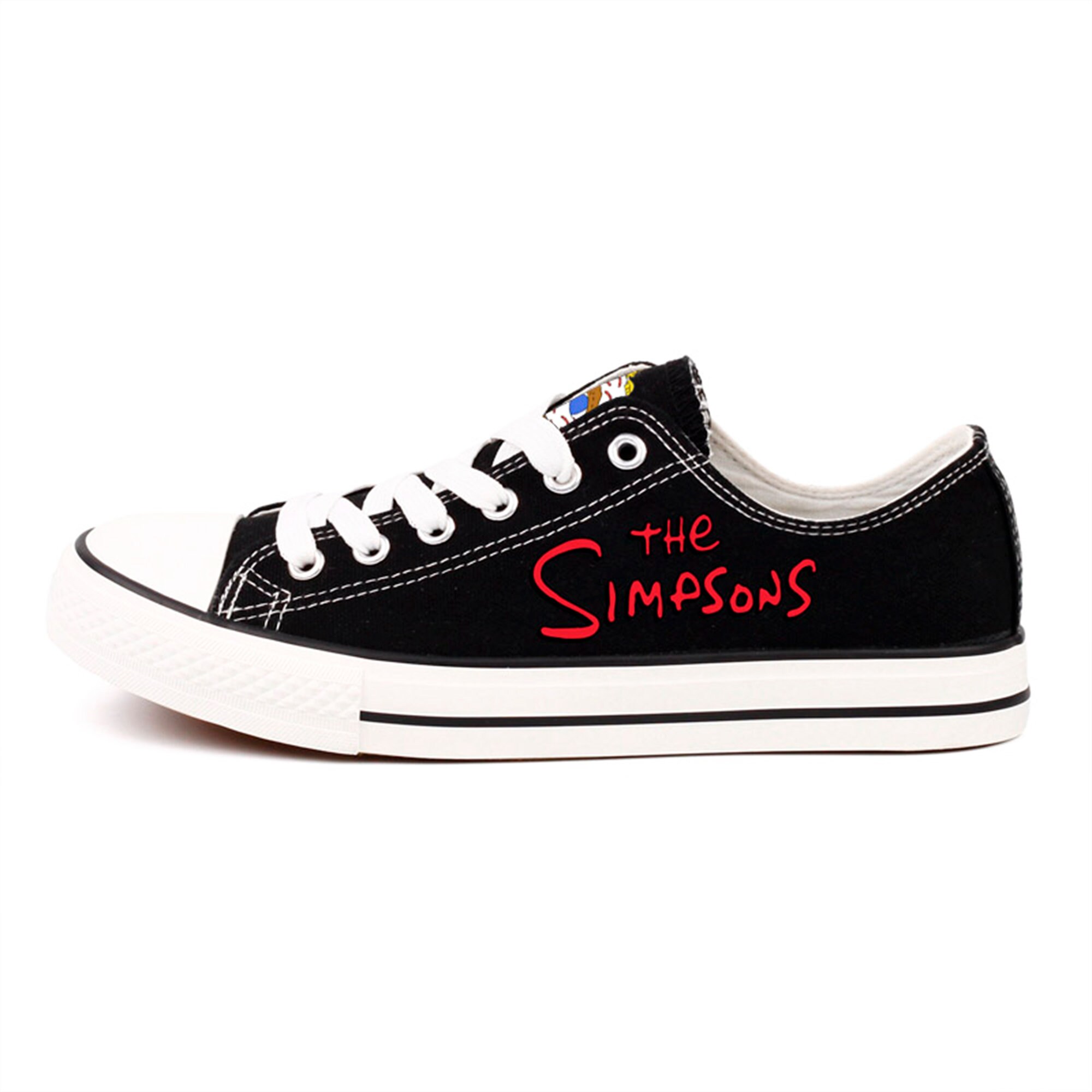 The Simpsons Shoes the Simpsons Sneakers Tennis Shoes - Etsy