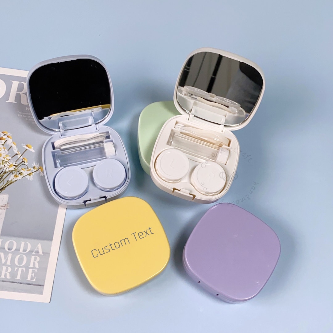 Custom Contact Lens Box, Contact Lens Case With Name, Cute Box for ...