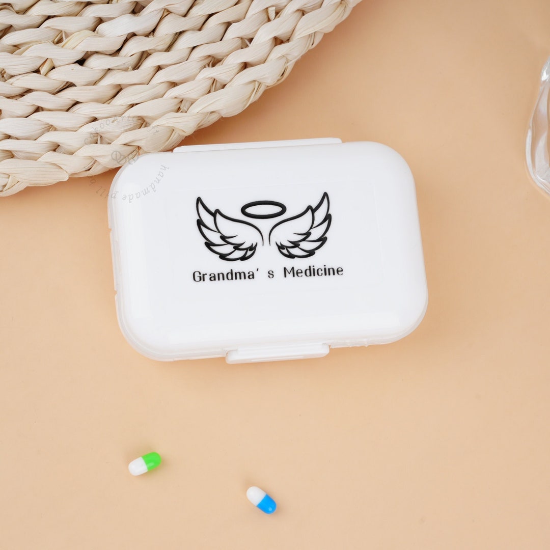 Pill Box With Name, Custom Your Name Medicine Box, Waterproof Storage ...