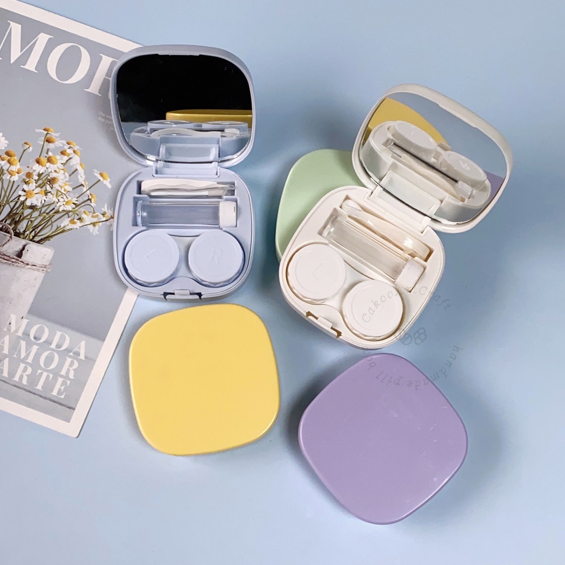 Custom Contact Lens Box, Contact Lens Case With Name, Cute Box for ...