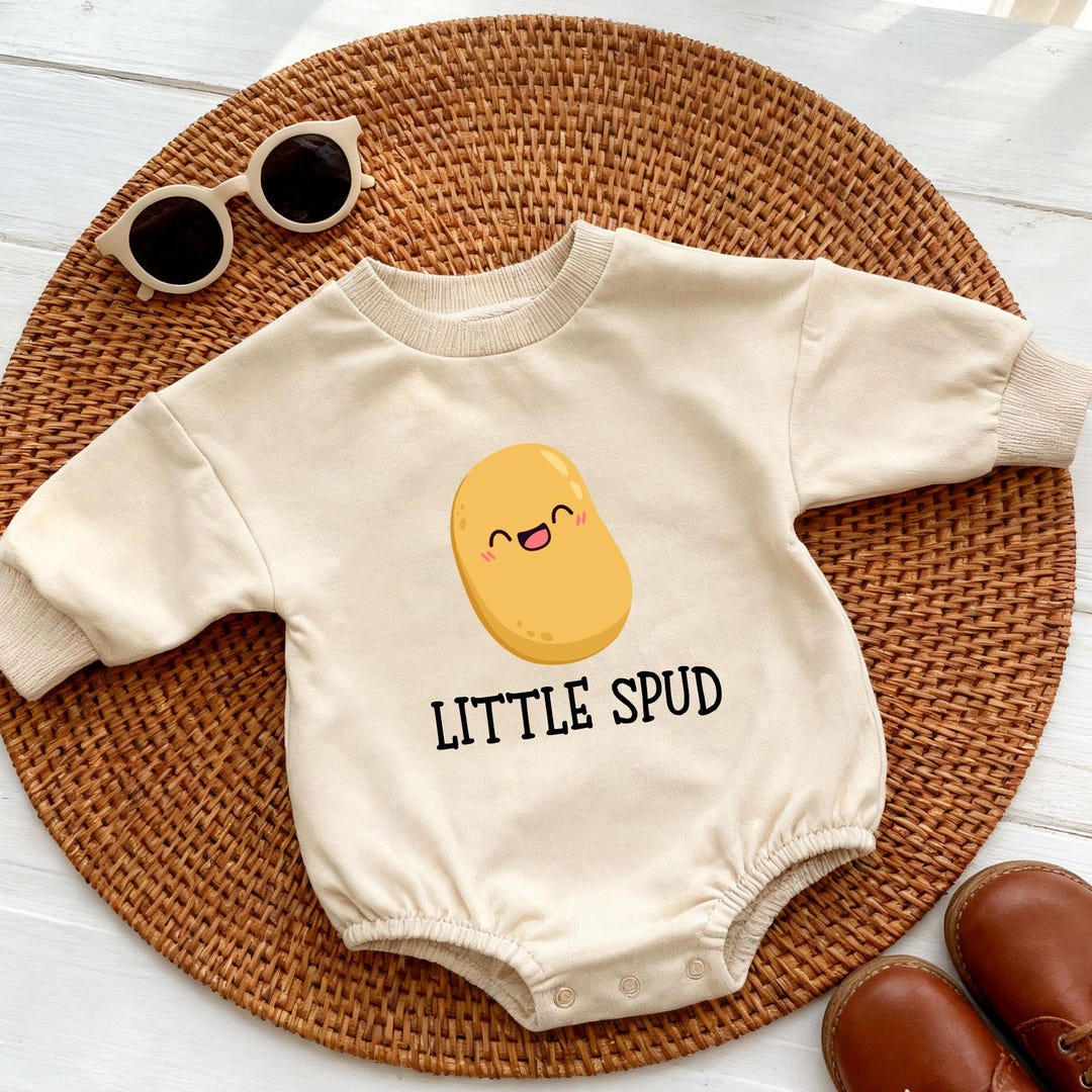 Cotton Little Spud Baby Outfit,cute Potato Baby Bodysuit,little Spud ...