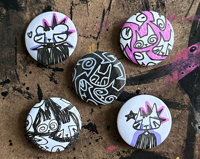 Cute Pin Set / 1.25 - Etsy