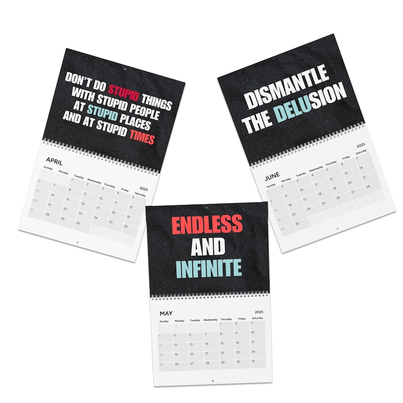 Inspirational Quotes 2026 Wall Calendar, 12-month Organizer ...