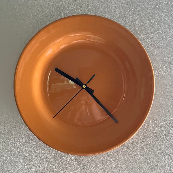 Plate Wall Clock - Etsy