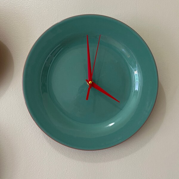 Dinner Plate Clock - Etsy