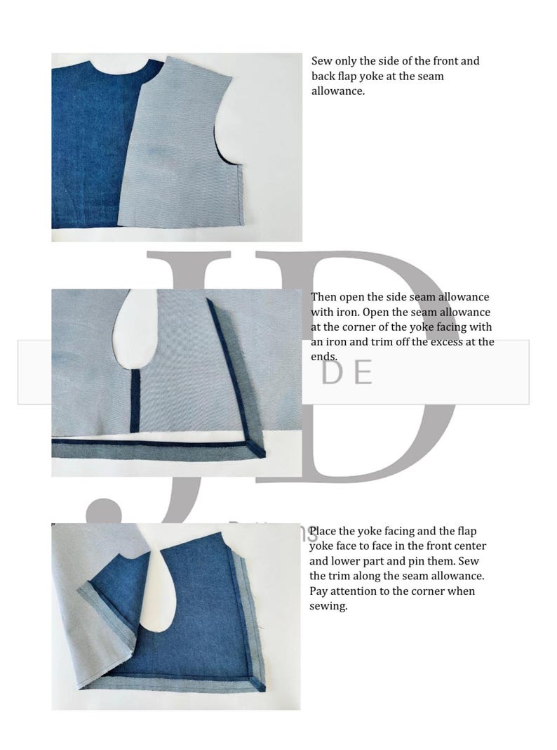 Trench Coat Milan M-XL (size Range#2) PDF Sewing Pattern & Tutorial ...