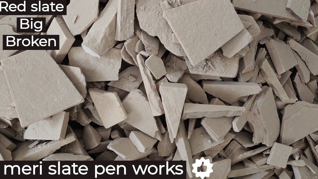 Red Slate Bar Broken - Etsy