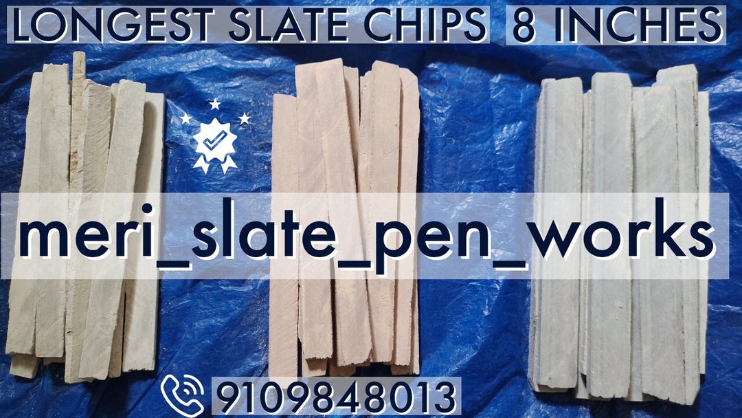 Edible Longest Slate Chips 8 Inches White Red Black Colour Order Now - Etsy