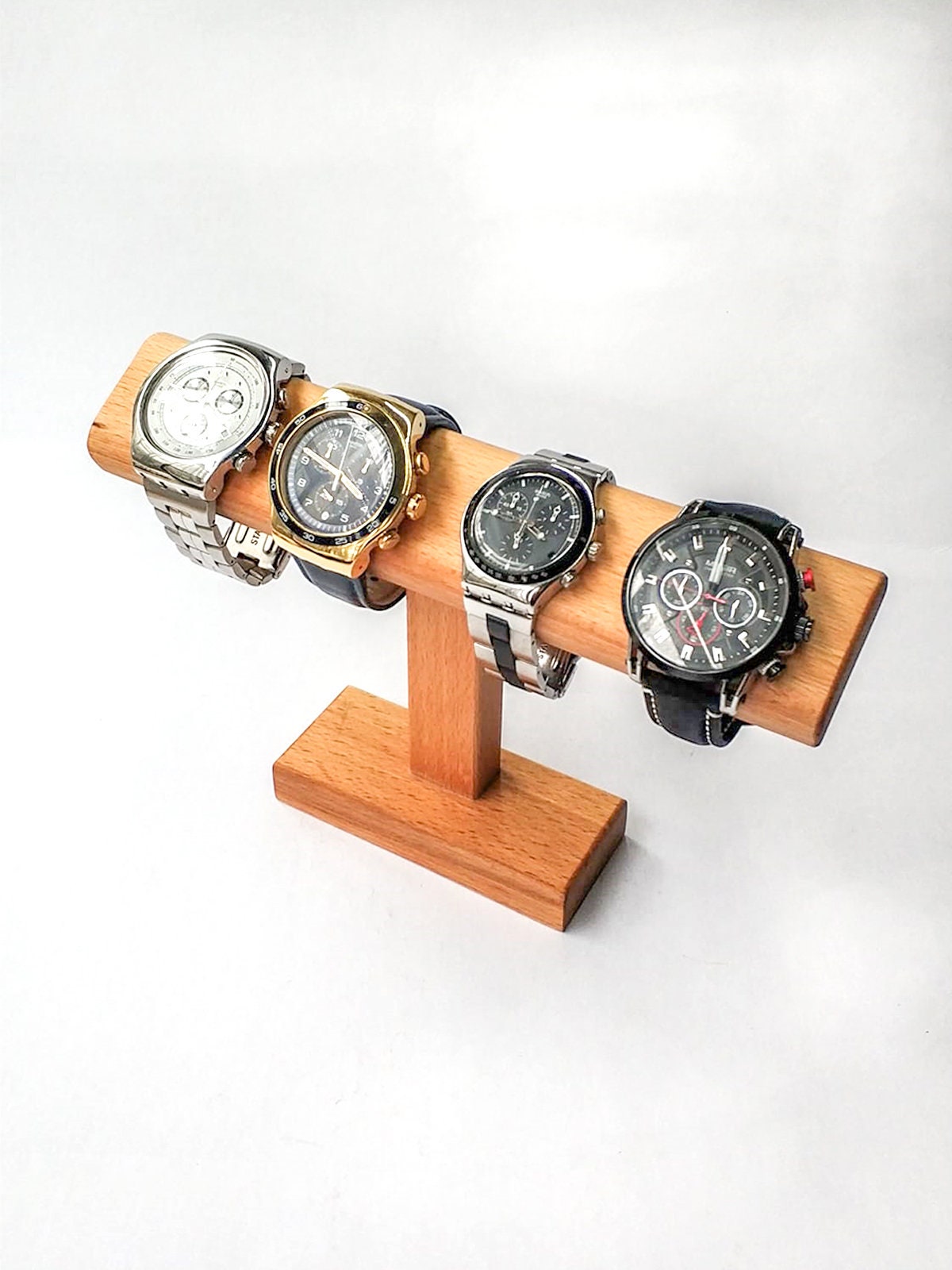 Wood Jewelry Display Stand T-BAR Watch Holder Bracelet - Etsy