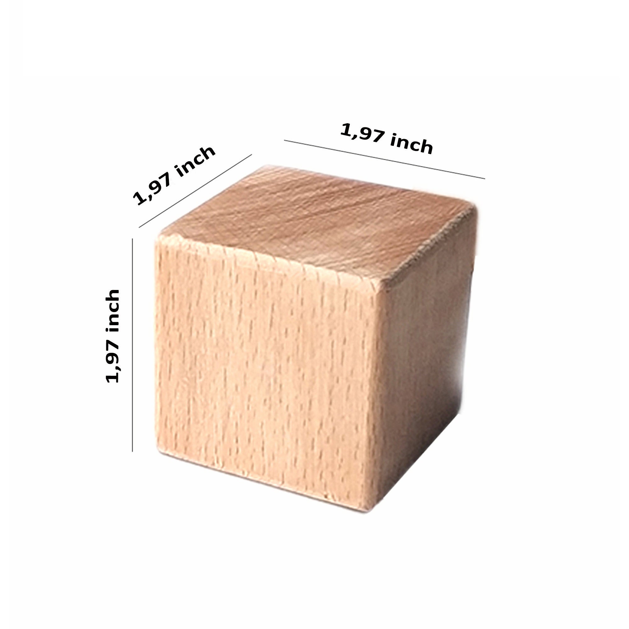 Wooden Cube Blocks, Single Wooden Cube, Decorative Cubes, Baby Puzzle ...