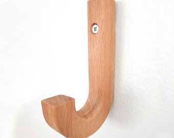Wooden Cone Wall Hook, Wall Mounted Coat Rack, Solid Wood Wall Hooks ...