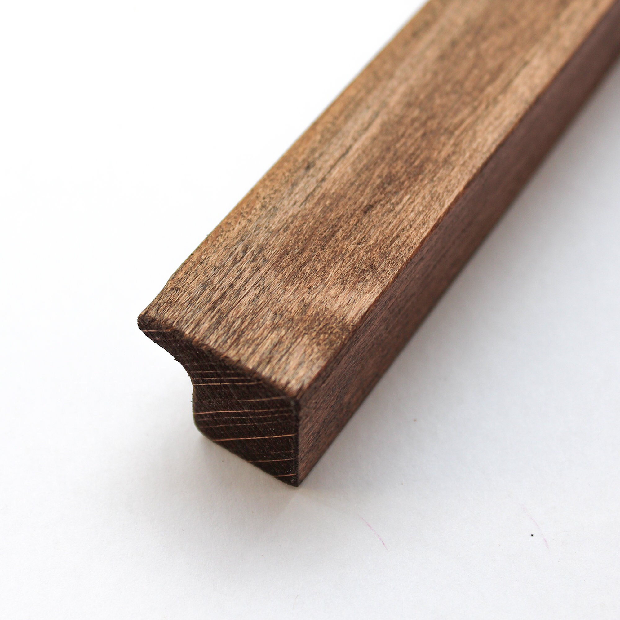 Wooden Flat Drawer Knob, Wardrobe Mounted Handle, Solid Wood Pull ...