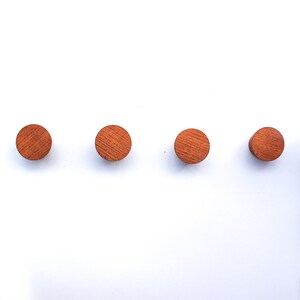 Wooden Cone Wall Hook, Wall Mounted Coat Rack, Solid Wood Wall Hooks ...