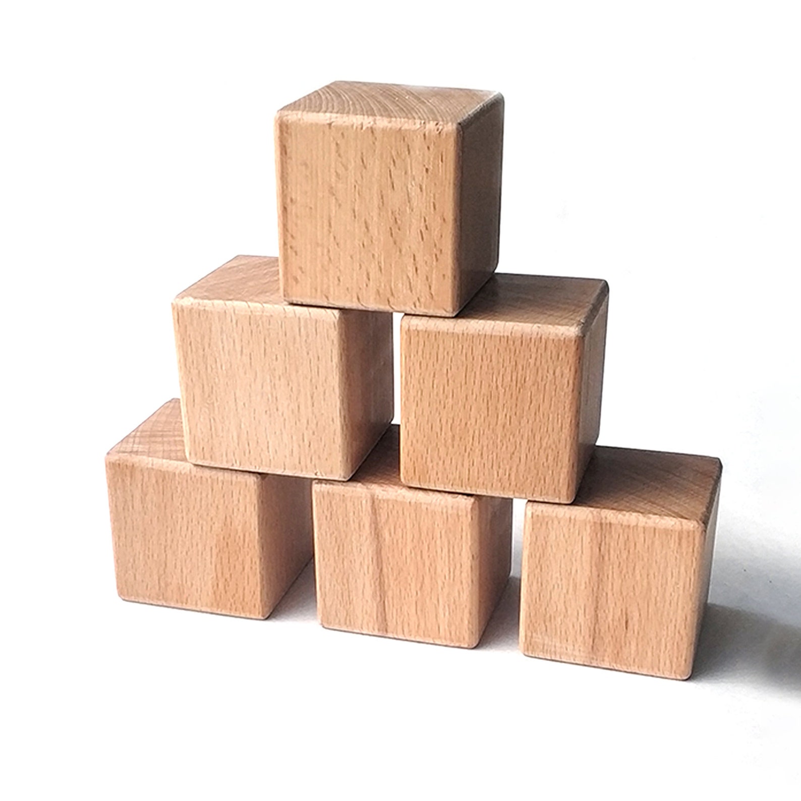 Wooden Cube Blocks, Single Wooden Cube, Decorative Cubes, Baby Puzzle ...