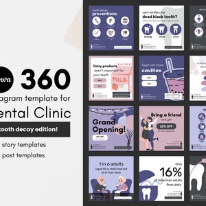 80 Dental Instagram Story Highlight Covers Template Dentist Clinic Business Marketing Hygienist ...