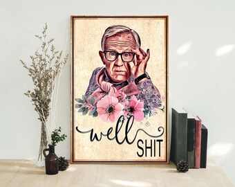 Well Shit Poster - Etsy