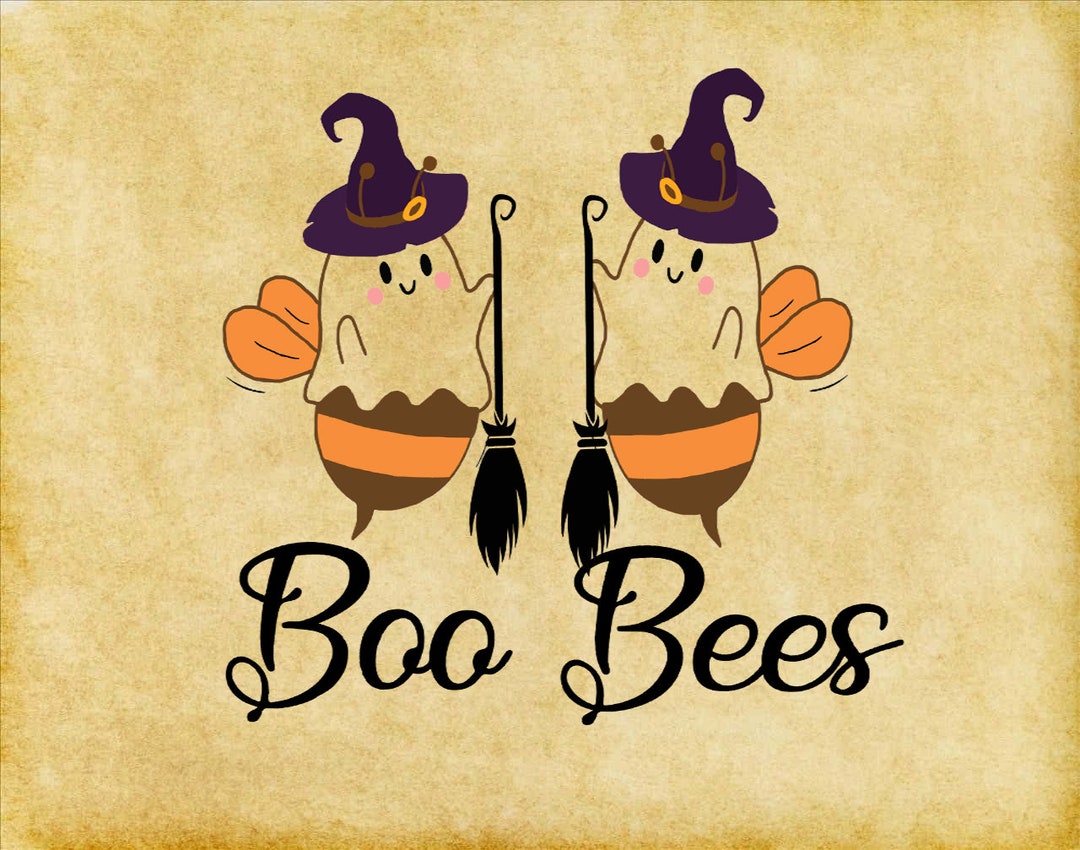 Boo Bees balai Svg Boo Bees halloween Svg Sorcière Halloween - Etsy France