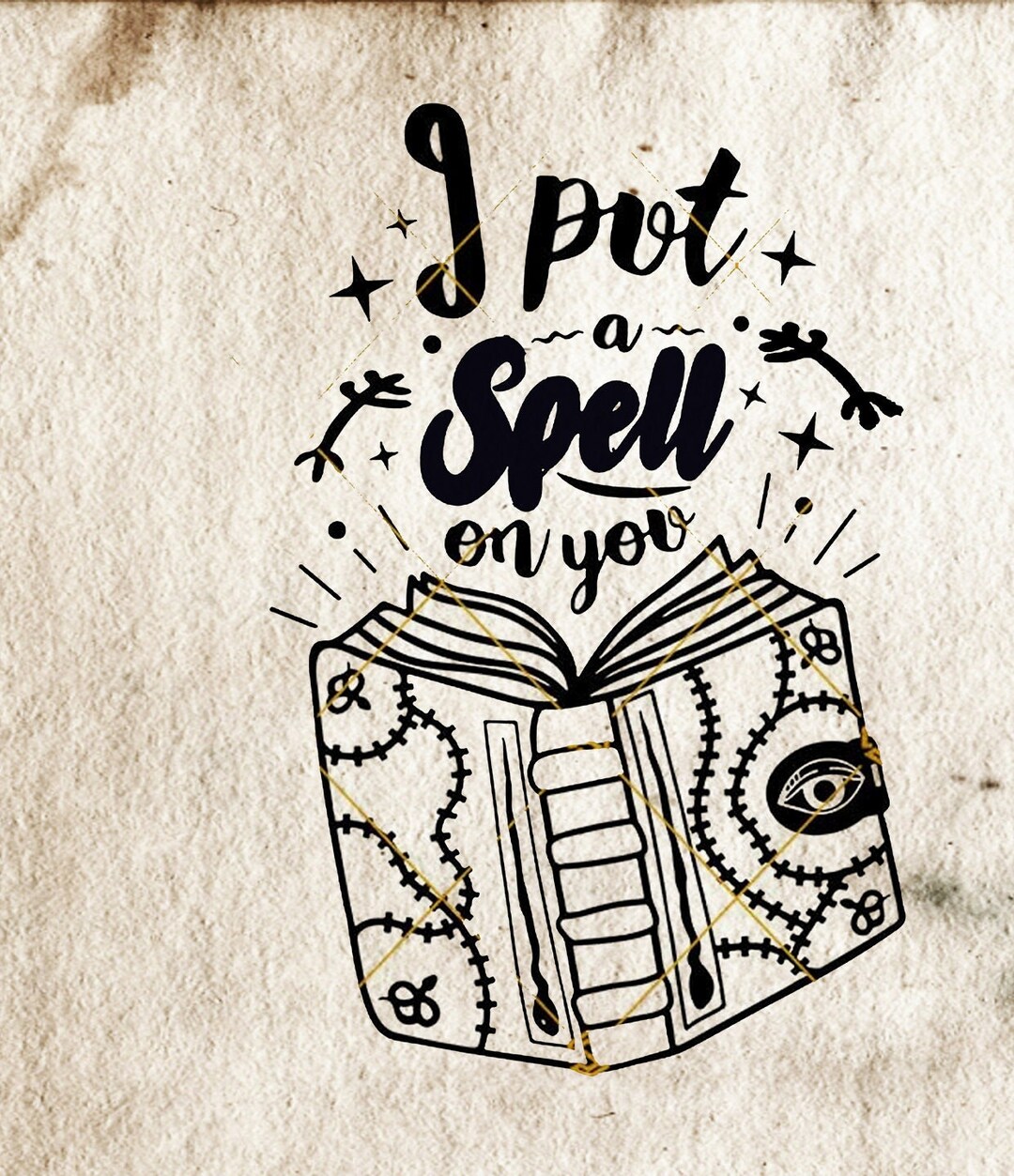 Hocus Pocus Book SVG I Put A Spell on You SVG Book of Spells - Etsy UK