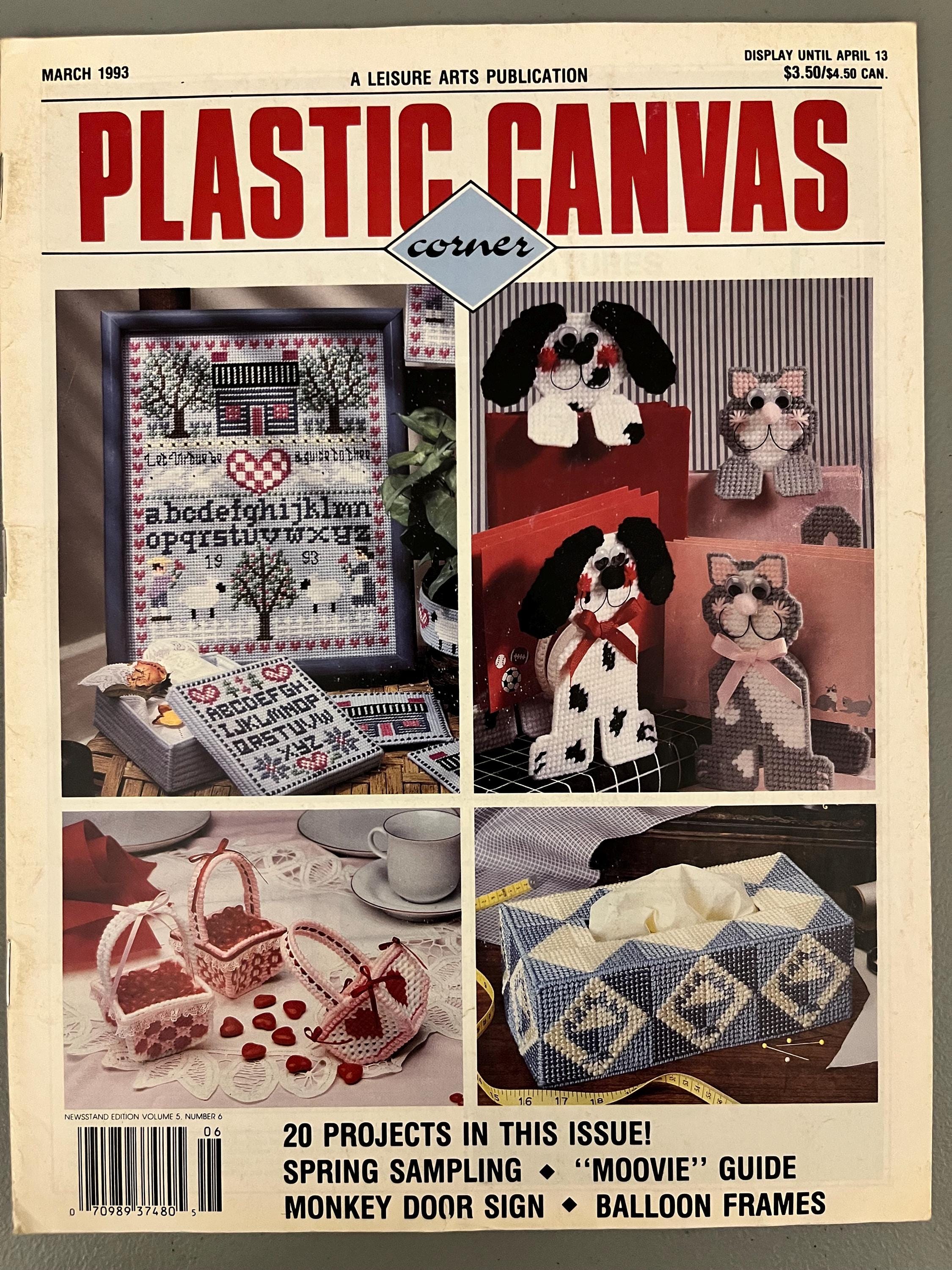 10 Plastic Canvas Corner Pattern Magazines in Very Good to Good ...