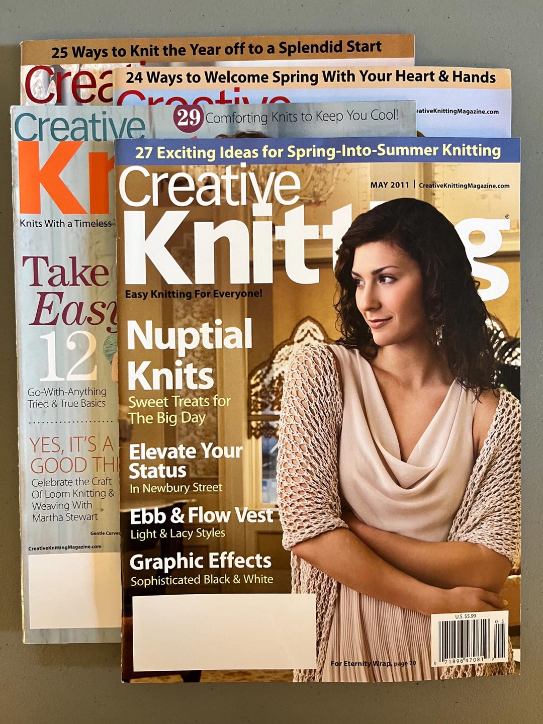 4 Creative Knitting Pattern Magazines in Great Condition (2011-2012) - Etsy