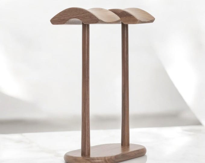 Wood Headphone Stand Multiple Headphones Stand Headphone Station Gifts ...