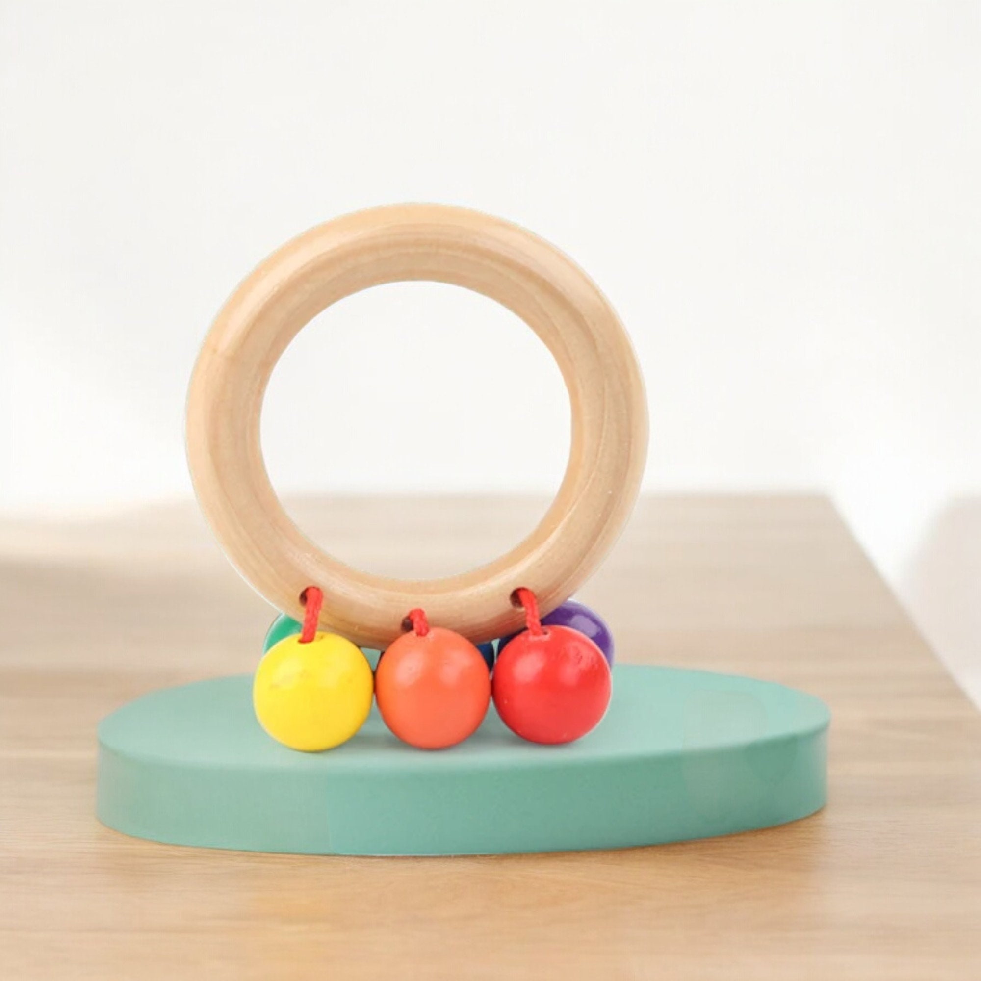 Rattle Sensory Toys| Wooden Rattle Musical Toys for Babies| Rattle ...