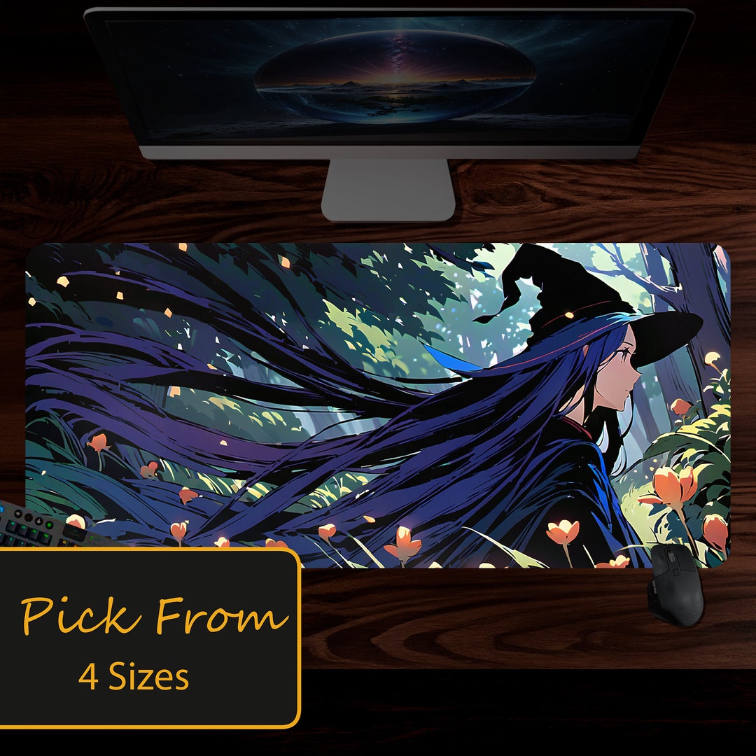 Garden Witch Desk Mat, Enchanted Woods, Witch Desk Decor, Witchy Gifts ...