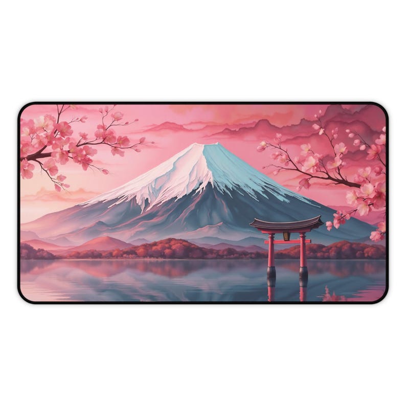 Mt Fuji Mouse Pad XXL, Office Desk Decor Accessory, Mountain Landscape ...