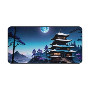 Minka Full Moon Respite Desk Mat - Extra Large Gaming Mouse Pad With ...