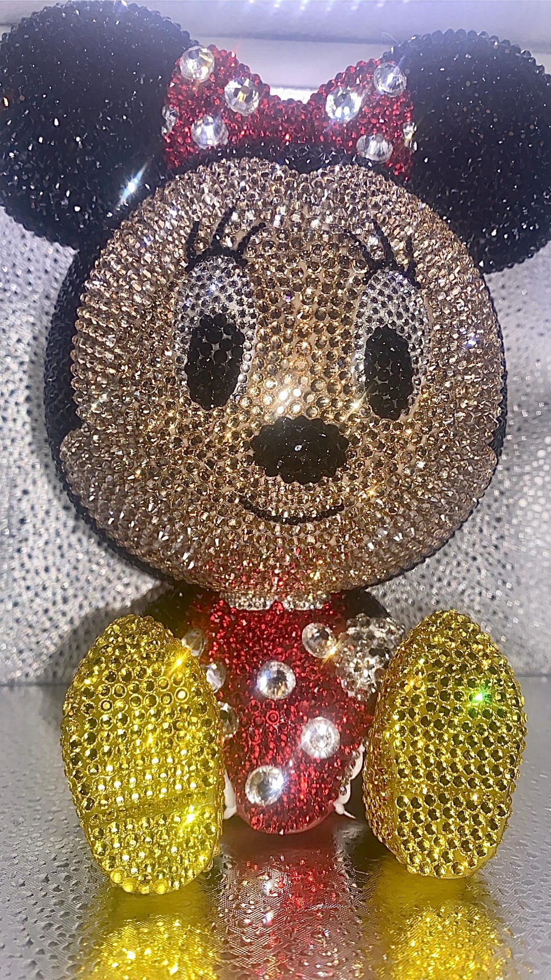 Crystal Minnie Mouse Bank - Etsy