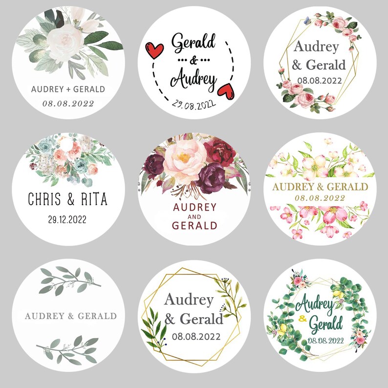 Custom Thank You Round Label Stickers Waterproof 1.53 Inch - Etsy