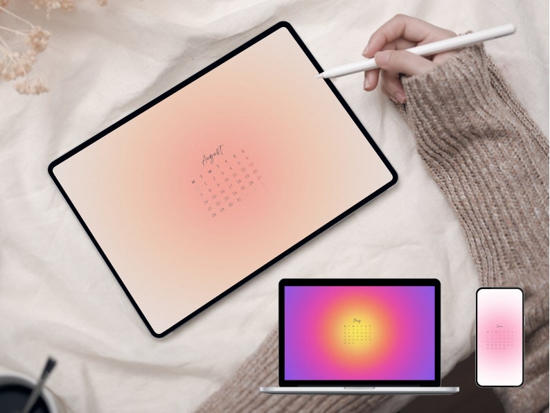 Aura Calendar Wallpaper for Desktop, Mobile and Tablet | English ...