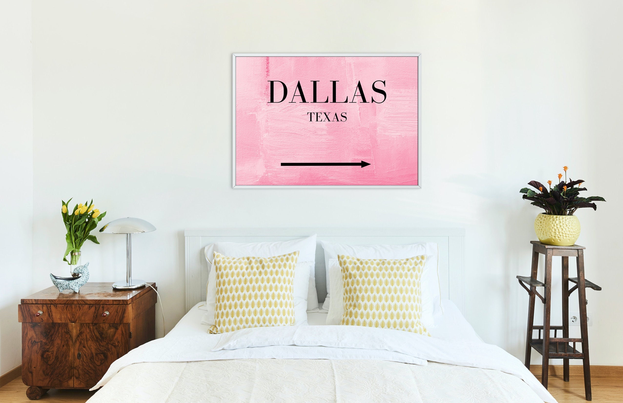 Custom Location Sign Preppy Room Decor Preppy Wall Art Dorm - Etsy