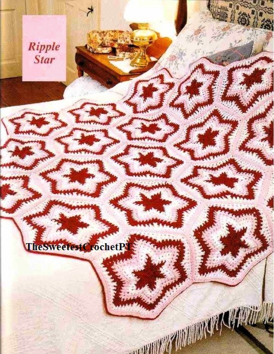 Christmas Star Blanket Crochet Pattern Afeghan Crochet Patterns Quilt ...