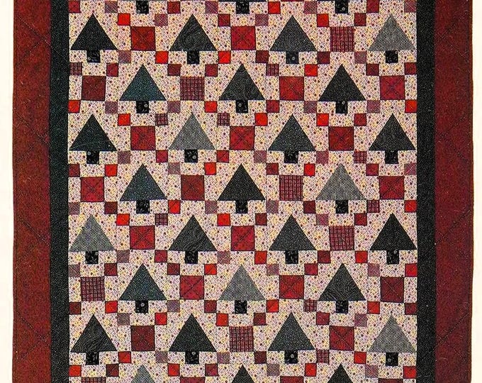 Quilt for Sale, “tree Lot” is a Handmade Contemporary Patchwork Quilt ...