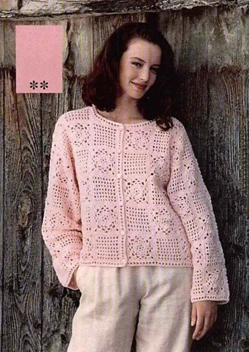 INSTANT DOWNLOAD PDF Crochet Granny Squares Jacket Pattern - Etsy