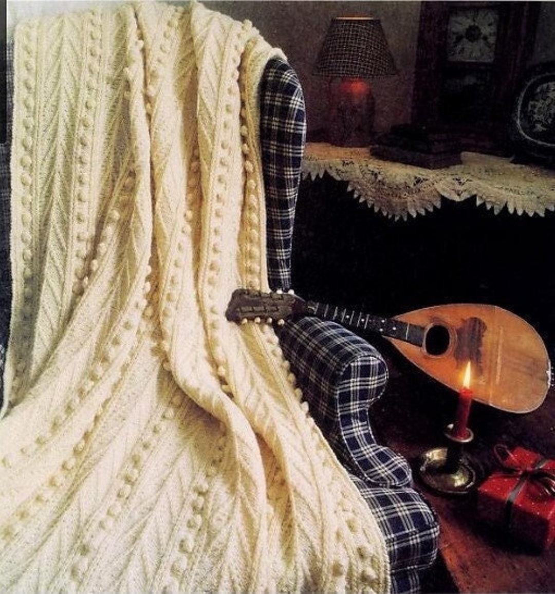 Tree of Life and Boobles Knitting Afghan Blanket Knitting Pattern Tree ...