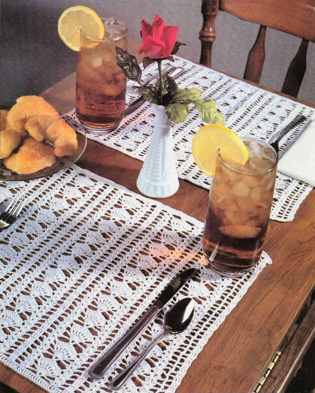 INSTANT DOWNLOAD PDF Crochet Rectangular Placemat Pattern Lacy - Etsy