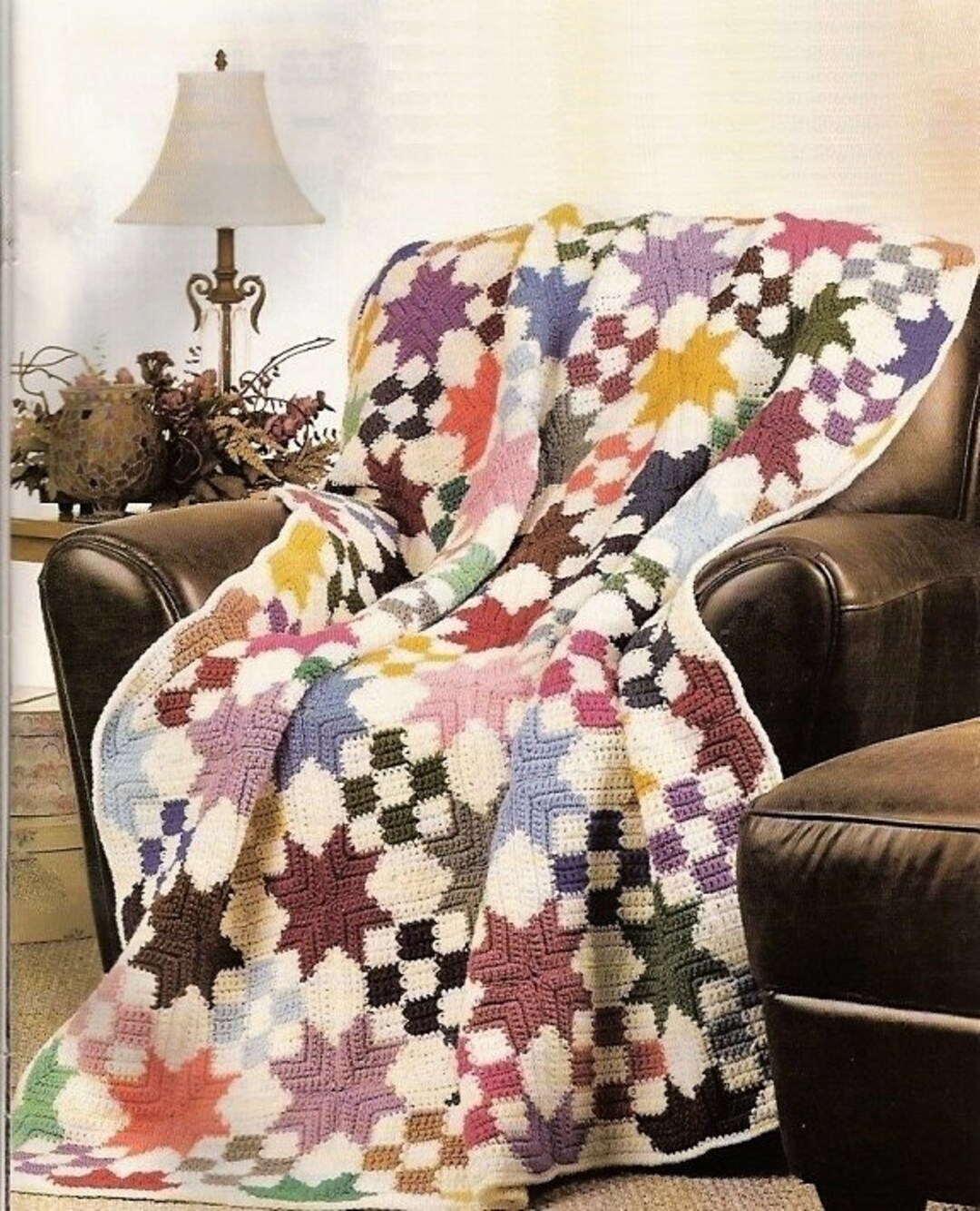 INSTANT DOWNLOAD PDF Star Throw Blanket Crochet Pattern - Etsy