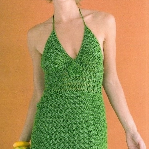 Crochet Halter Dress - Etsy