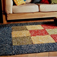 Rug Knitting Pattern PDF, Waves. Beginners Bath Mat Knitting Pattern ...