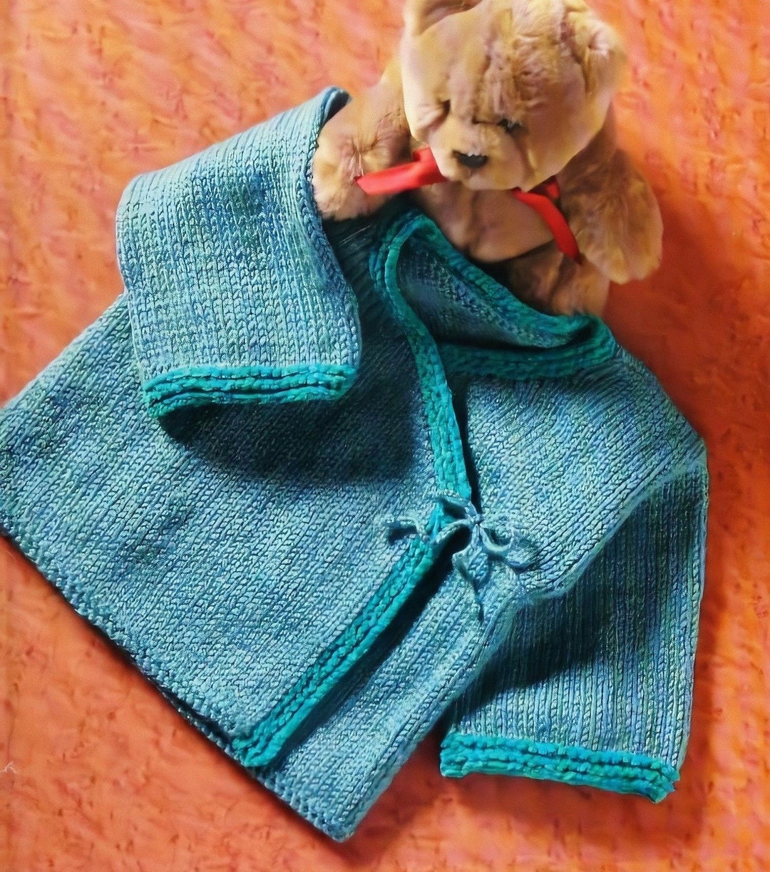 INSTANT DOWNLOAD PDF Baby Wrap Kimono Sweater Knitting Pattern Toddler ...