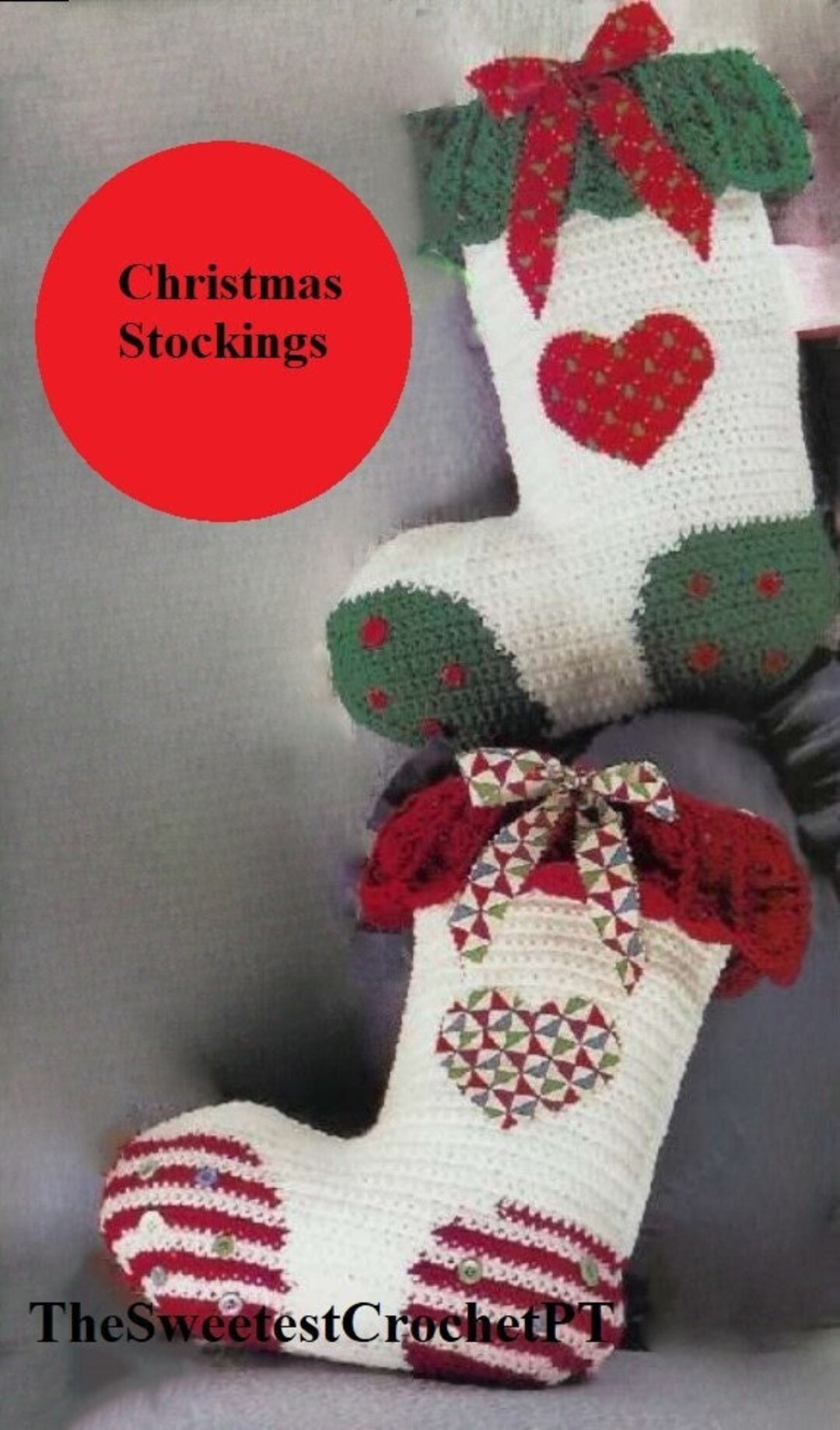 Christmas Stockings Crochet Pattern Holidays Christmas Decor DIY ...