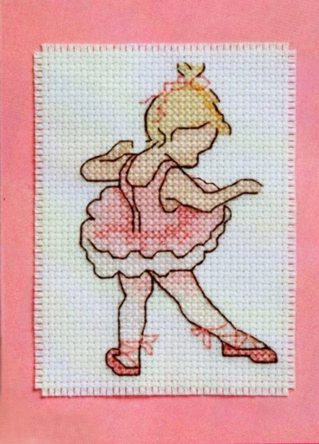 Ballerina Cross Stitch Pattern Ballet Dancer Cross Stitch Beginner Cute ...
